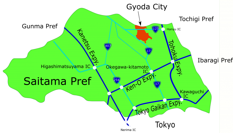 Access | Gyoda City Official Travel Guide